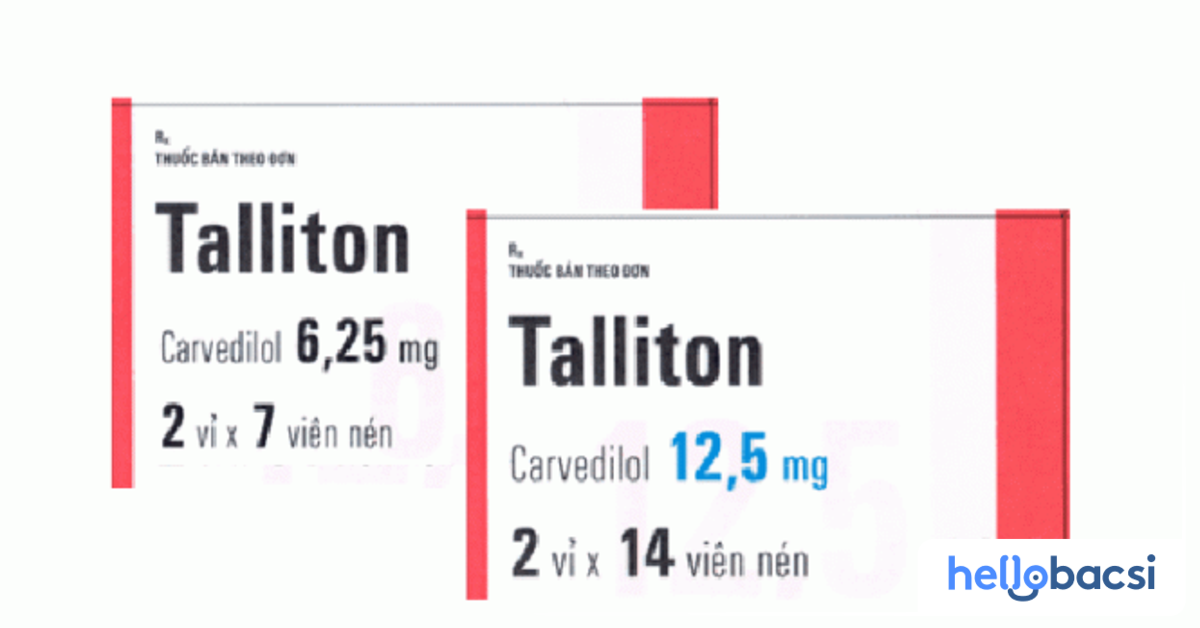 Talliton® là thuốc gì? Công dụng & liều dùng Hello Bacsi
