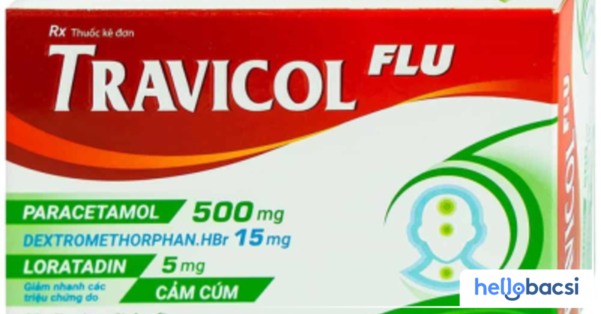 Travicol Flu là thuốc gì? Công dụng & liều dùng Hello Bacsi
