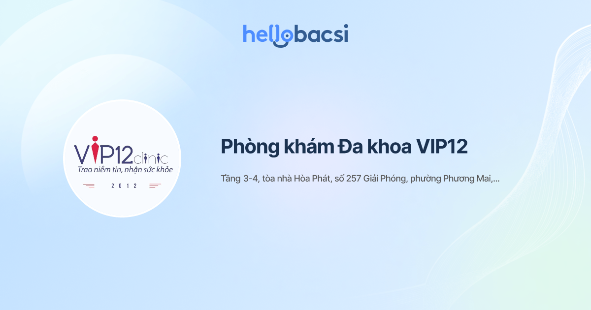 Phòng khám Đa khoa VIP12