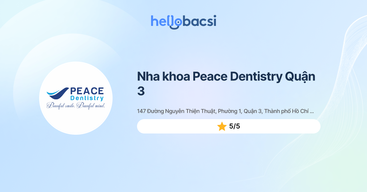 Nha Khoa Peace Dentistry Quận 3