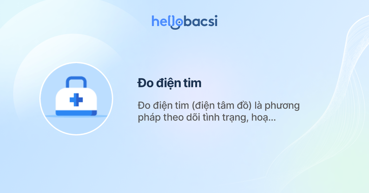 Đo điện tim